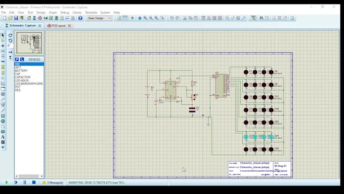Design schematic or layout for pcb using eagle and easyeda by Dudhath ...