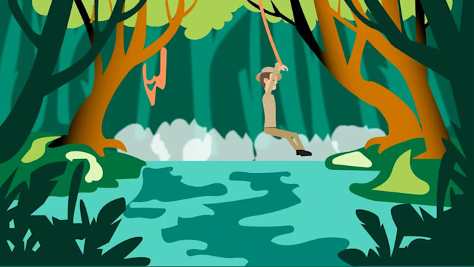 Create engaging 2d flat motion animation for your project by ...