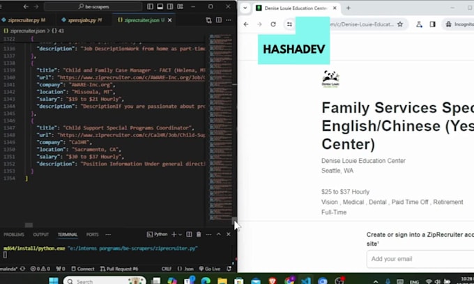 Do Web Scraping And Data Extraction Using Python And Javascript By 3134