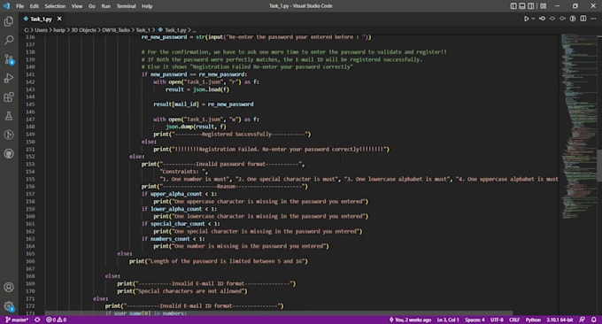 Do python scripting for data science and core by Hph955 | Fiverr