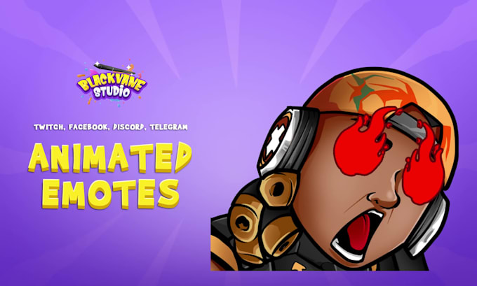 Create awesome animated emotes gif, bit, cheer emotes twitch by ...