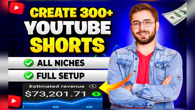Create youtube shorts channel with 300 viral shorts,reels by Zaib ...