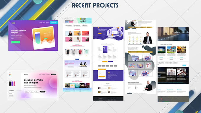 Make react landing page with html css by Ch_hammad98 | Fiverr