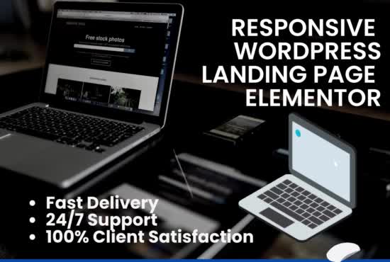 Develop responsive wordpress website, landing page elementor by ... Develop responsive wordpress website, landing page elementor by ...