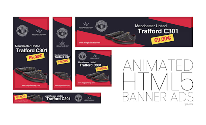 Do animated html5 banner ads by Fps_arts | Fiverr