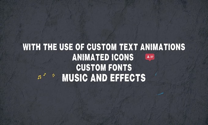 Create custom kinetic typography and text animation for you by Martinking1004 | Fiverr