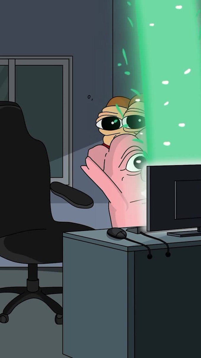 Create crypto meme video, meme coin video, meme art, gifs, stickers ...