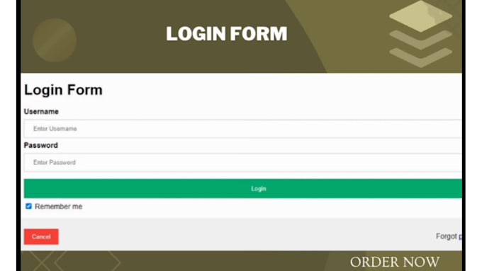 Make responsive login, signup, contact, and register forms by Sajida_sharif | Fiverr