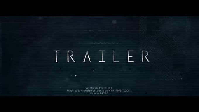 Create amazing cinematic title intro animation trailer intro by ...