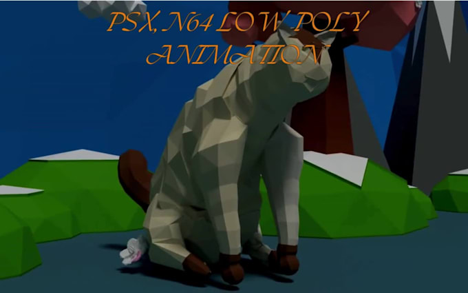 Create retro ps1, psx style low poly 3d model, 3d animation props for your game by Dadavictor271 ...