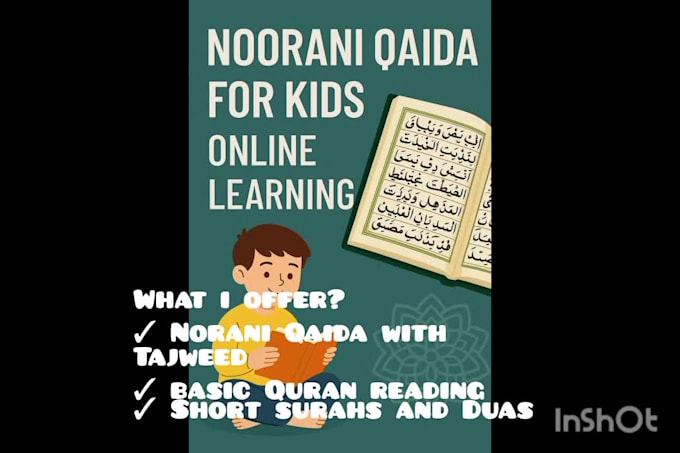 Teach norani qaida and basic arabic reading kids to adults by Noorlingo ...