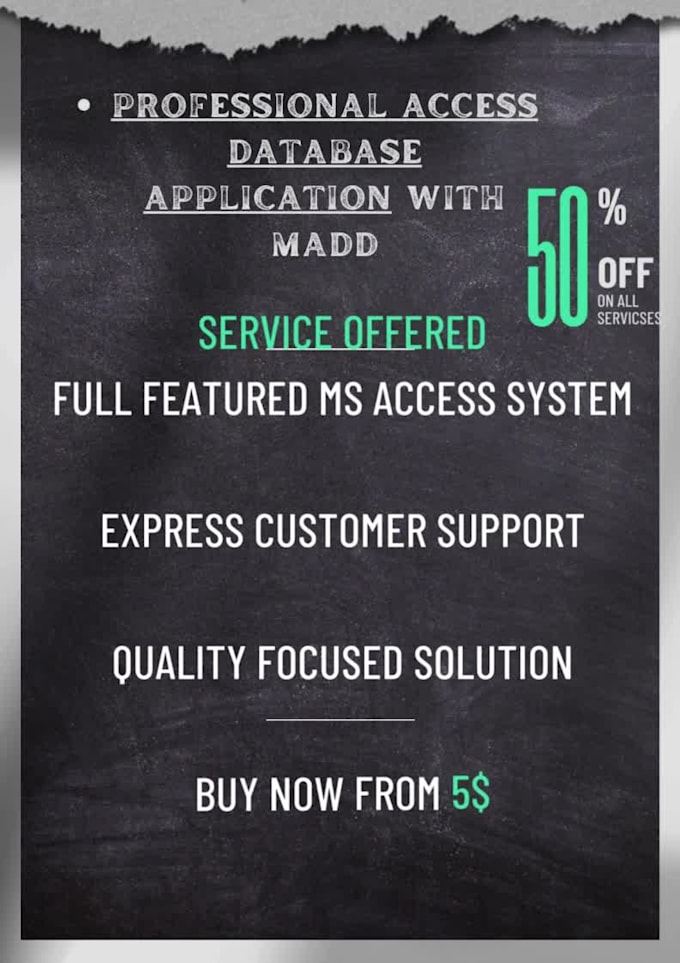 Build database application in microsoft access by Maysaramohamed | Fiverr