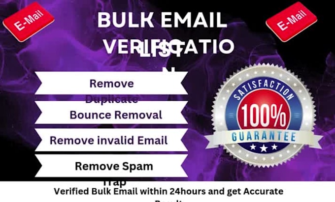 Verify clean bulk email lists for accurate, valid leads fast by Debicor | Fiverr