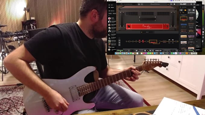 Record electric guitar with di signal by Moampf | Fiverr
