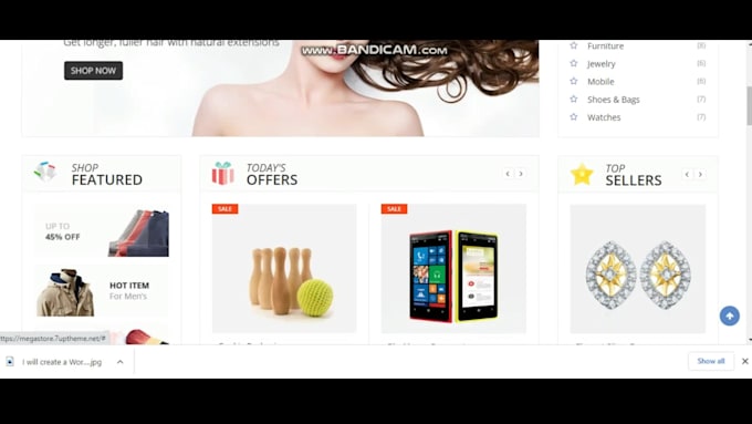 Create ecommerce website, online store, ecommerce store by Khandokernaiem | Fiverr