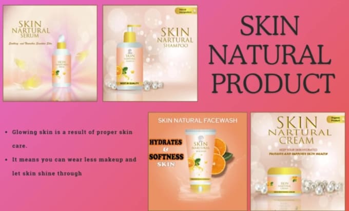 Create the skin care label design by Zarnishfatima00 | Fiverr