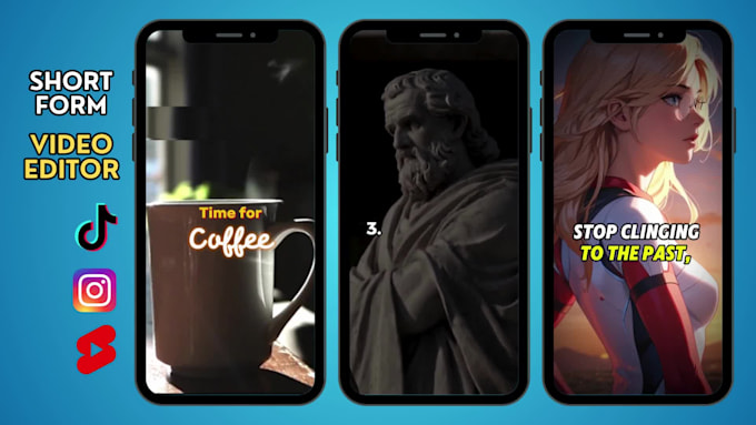 Do short form video editing with captions by Nensi85 | Fiverr