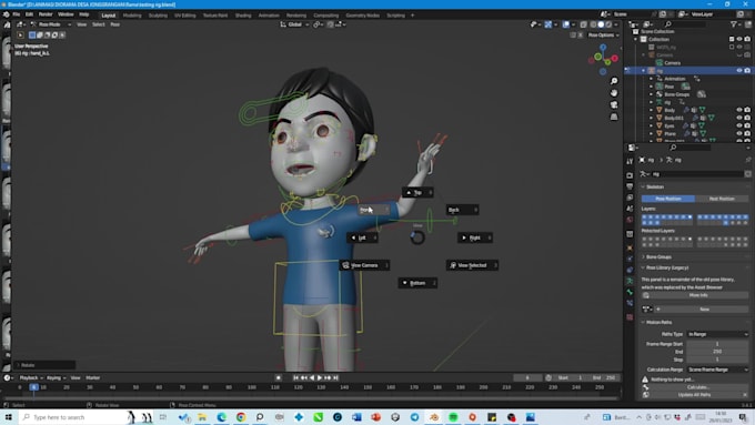 Create your animation character and rigging them by Alimhakim28 | Fiverr