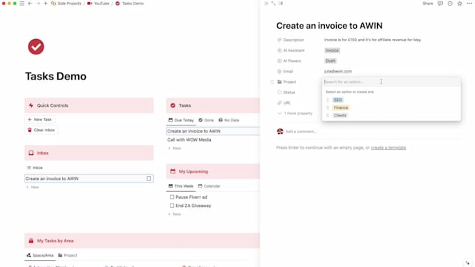Build an ai task assistant into your notion using make by Matt_lovett | Fiverr
