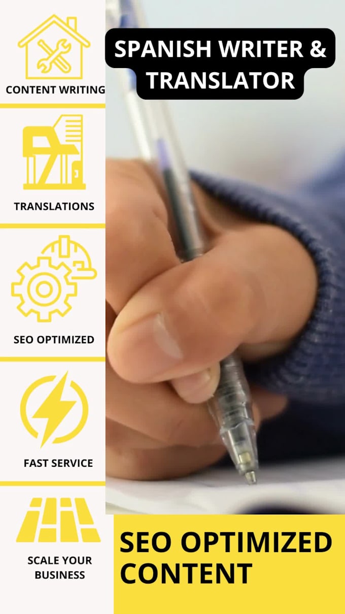 Be your spanish writer for seo optimized content writing by ...