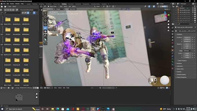 Design 3d callofduty thumbnails using 3d models in blender by ...