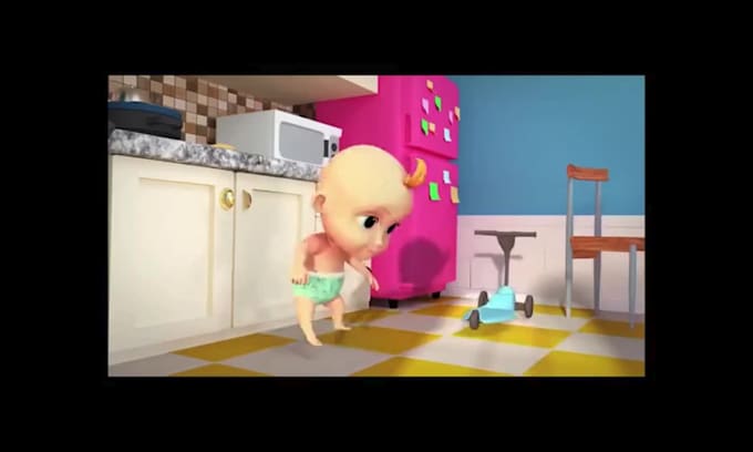 3d cartoon animation and character rigging for kids, blender maya by ...