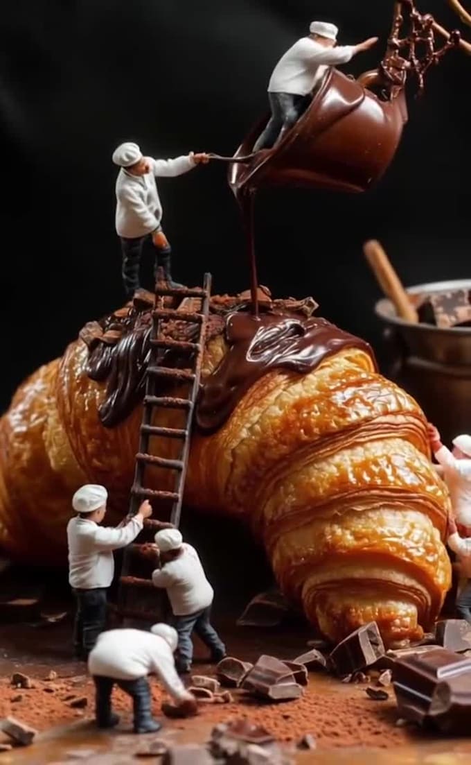 Create food photography 3d miniature to promote your restaurant brand ...