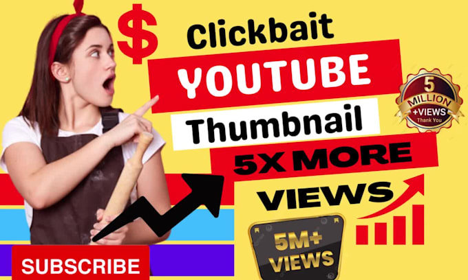 Design attractive youtube thumbnails in 4 hours by Hasibur7866 | Fiverr