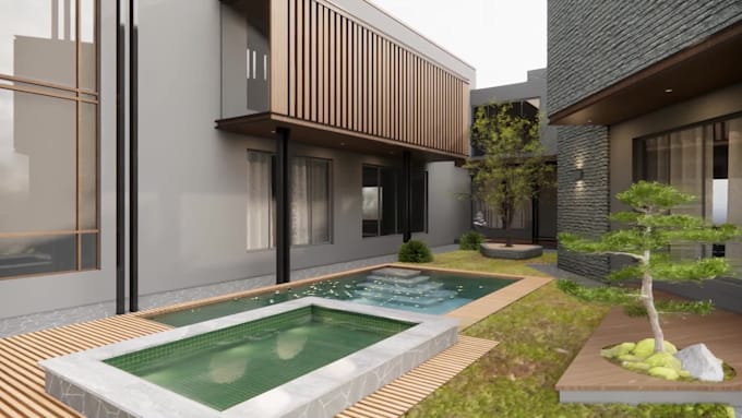 Design and render best and photo realistic 3d interior, exterior ...