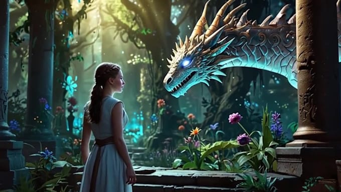 Create cinematic ai storytelling video, ai music, motion graphics, 3d ...