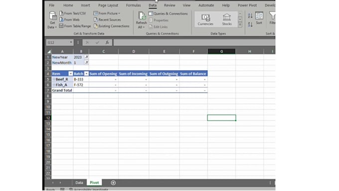 Help develop inventory movement templates in excel by My_excel_guy | Fiverr