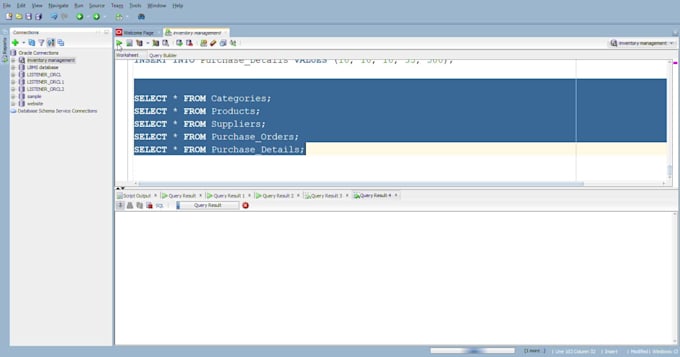 Design sql, oracle database and er diagram by Butt_ddeveloper | Fiverr