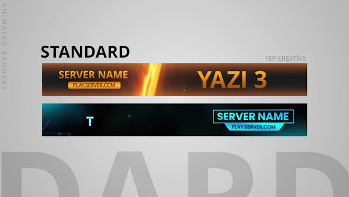 Minecraft premade animated banner by Yepcreative | Fiverr