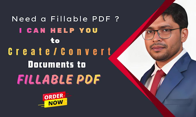Create fillable pdf form or design your pdf form by Subrata_m90 | Fiverr