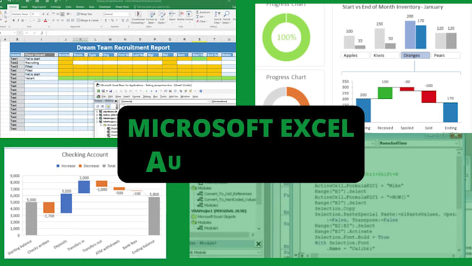 Assist You With Ms Excel Vba Macro Related Formulas Coding And Presentation By Abdulbarek