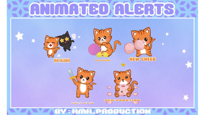 Custom twitch alerts for your streaming in my style by Hmh_production ...