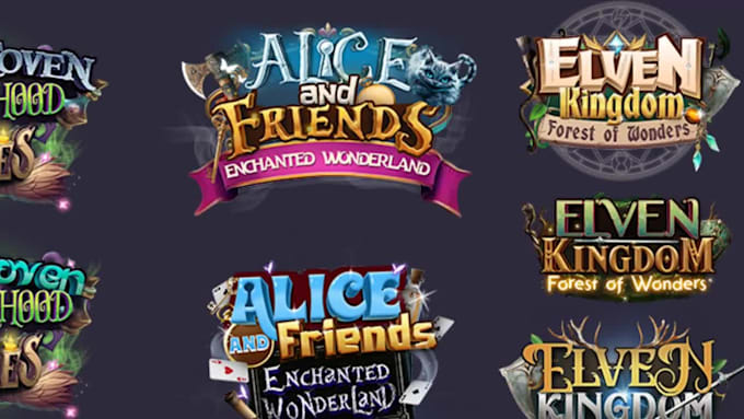 Create unique game titles and ui ux and environment by Madhankumar90 ...