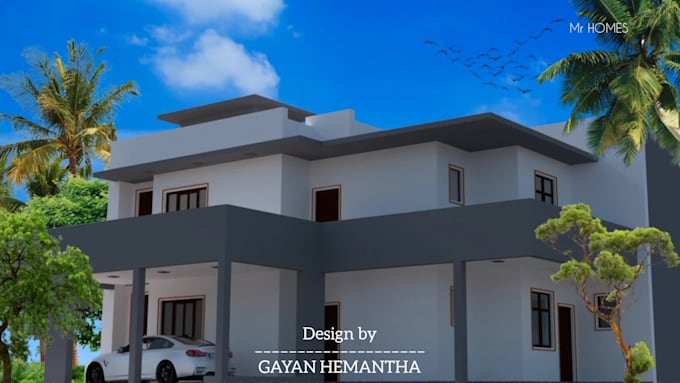 Create house 3d model and realistic 3d rendering design by Gayan ...