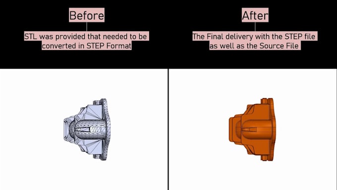 Reverse engineer stl, 3d scan file or pictures to 3d models by Md_rafi_rahman | Fiverr