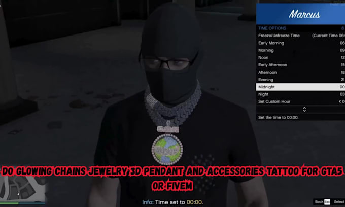 Do glowing chains jewelry 3d pendant and accessories tattoo for gta5 or ...