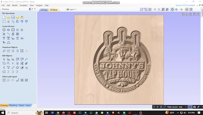 Do your cnc designs vectric aspire vcarve pro 2d and 3d by Cncexpertt ...