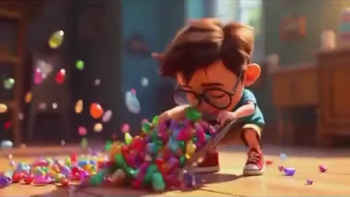Create disney pixar style 3d cartoon animation with ai storytelling by ...