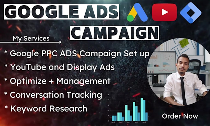 Setup google ads adwords ppc campaign from scratch by Siddik70 | Fiverr
