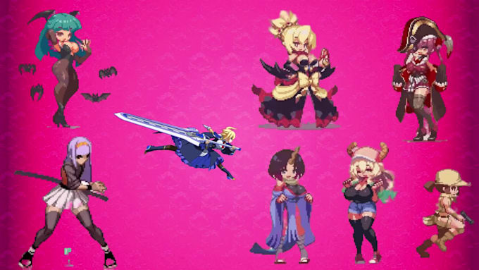 Create custom pixel art character sprite animation for your nsfw game and assets by Temiakins ...