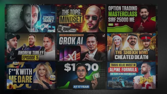 Create youtube thumbnails to boost your views and engagement by ...