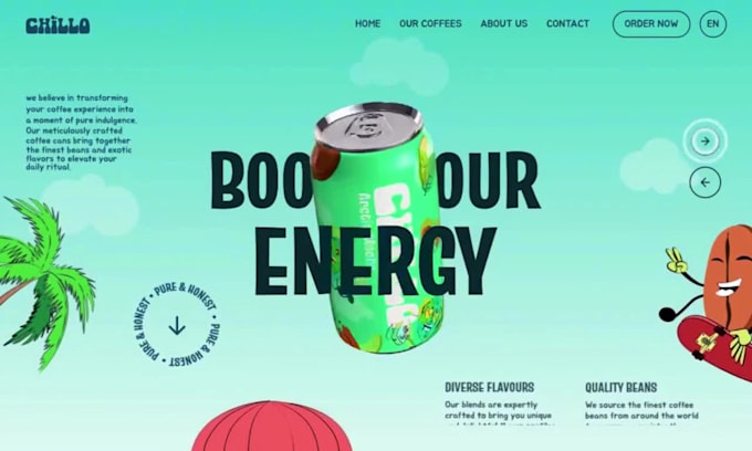 3d animated webflow website interactive scroling website 3d spline ...