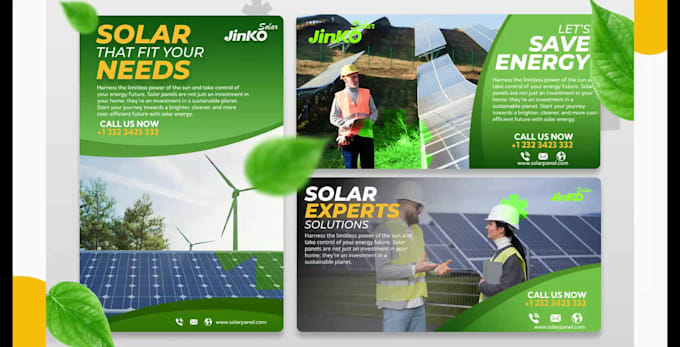 Solar flyer, solar postcard, solar door hanger, solar banner, solar ...