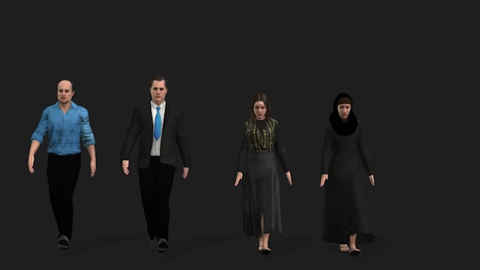 Create realistic 3d character model by Alikailash | Fiverr