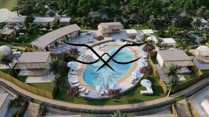 Design resort master plan,architecture landscape render, concept and ...