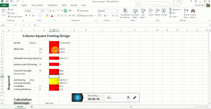 Create and formulate and excel sheet and data entry in excel by ...